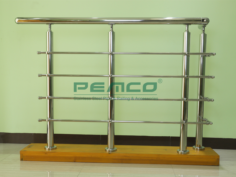 Stainless Steel Tube Railing Display | Pemco Stainless Steel