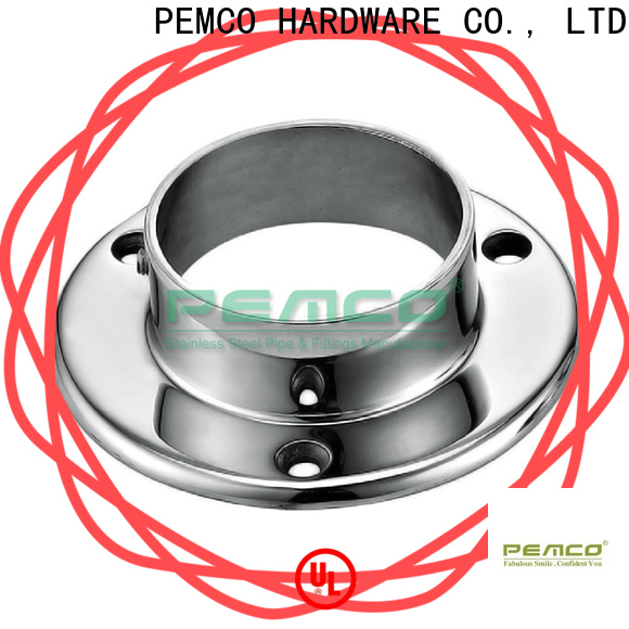 Wholesale railing base flange Suppliers for terrace | PEMCO Stainless Steel
