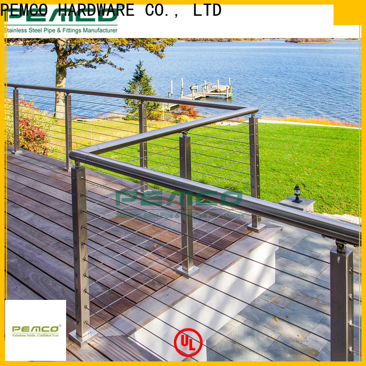 reliable cable handrail systems Supply for terrace | PEMCO Stainless Steel